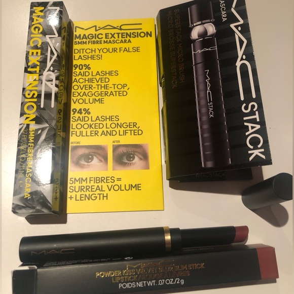MAC Cosmetics | Makeup | Nwt In Box 3 Piece Mac Cosmetics Mascara And ...